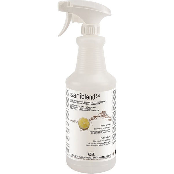 SPRAY BOTTLE LABELLED DISINFECTANT (SBNS64LWSB) - Direct Line Supplies
