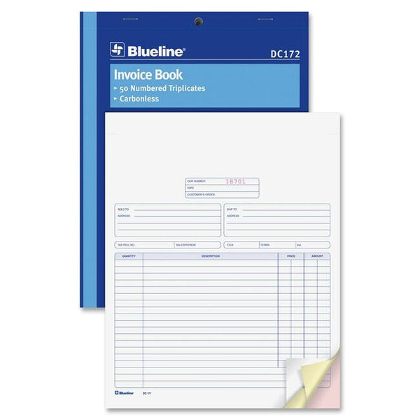 INVOICE NCR 8.5x11 TRIP * (BLIDC172) - Direct Line Supplies