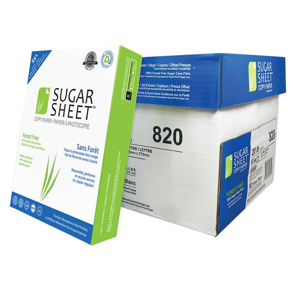 SUGAR CANE COPY PAPER, 500/PK (ISP820) - Direct Line Supplies